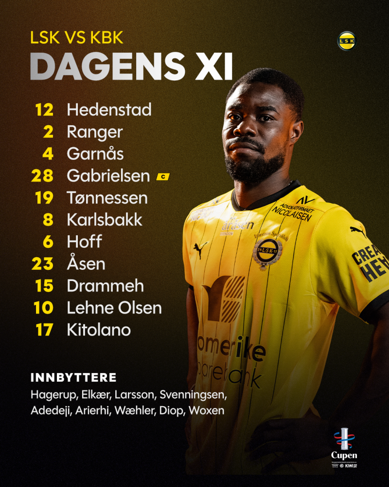 Disse starter semifinalen mot KBK / Lillestrøm